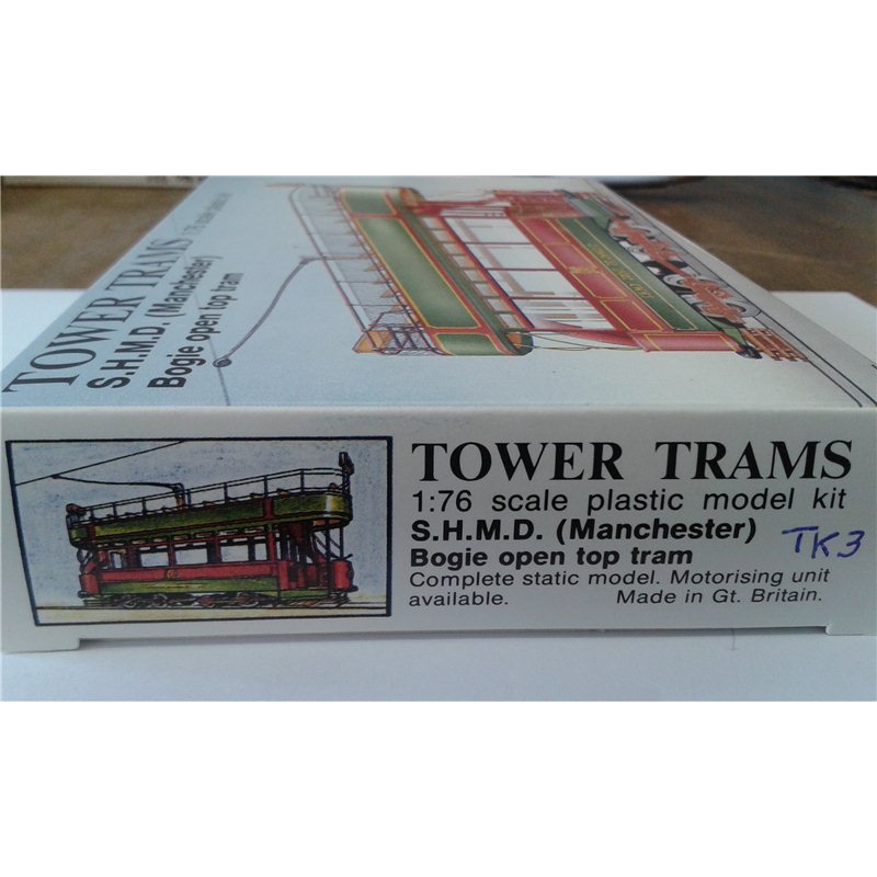 TK03 - Tower Trams - S.H.M.D. (Manchester) Open top bogie tramcar